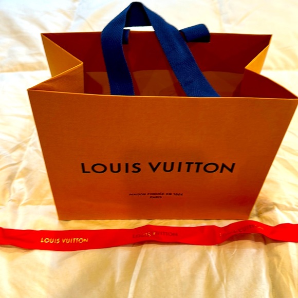 Louis Vuitton | Other | Louis Vuitton Shopping Bag And Red Lv Ribbon ...